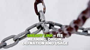 Sneaky Link – Its Meaning, Origin, Definition and Usage - curiositytop.com